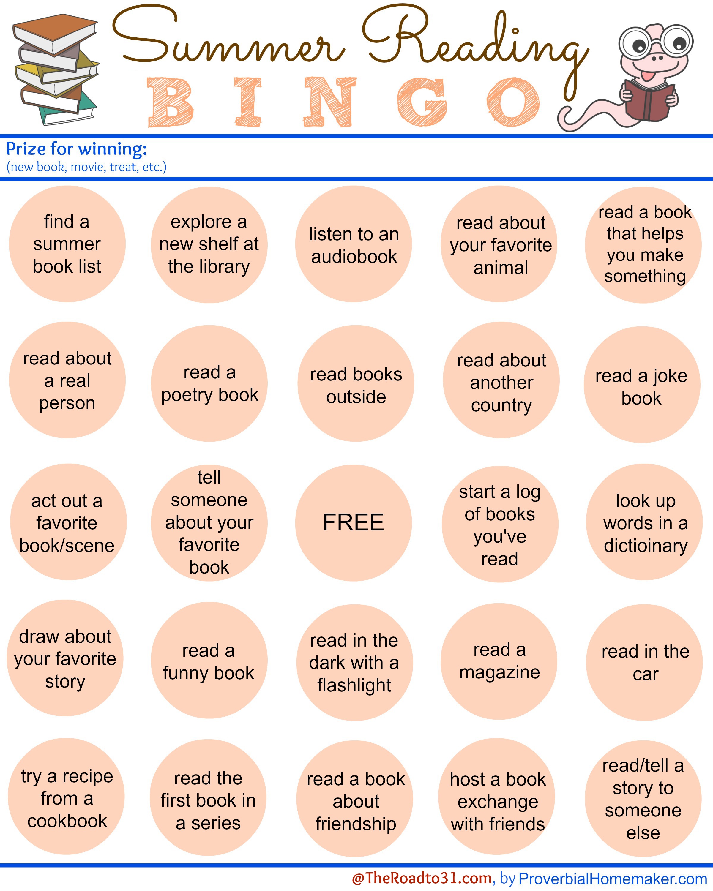 Summertime Bingo Printable Summertime Bingo Printable