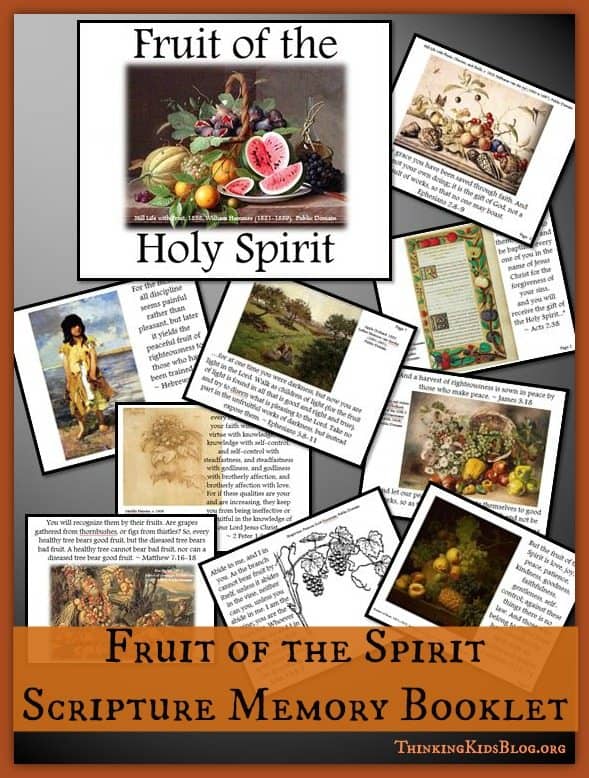 FREE Fruit of the Spirit Bible Memory Verse Booklet