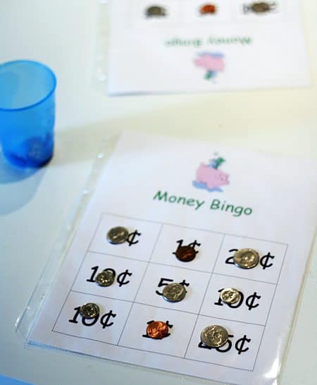 FREE Money BINGO Boards