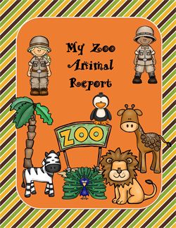 My Zoo Animal Report – FREE Printable