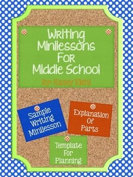 Writing Mini Lessons for Middle School