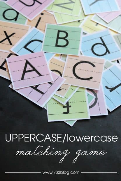FREE Letter Matching Game