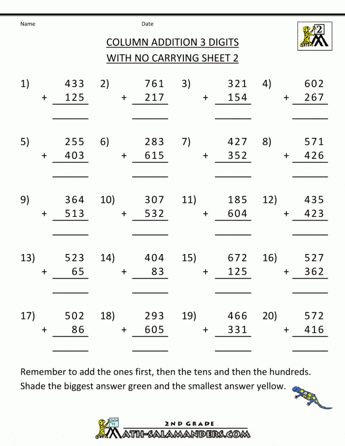 FREE Printable Column Subtraction Worksheets Homeschool Giveaways