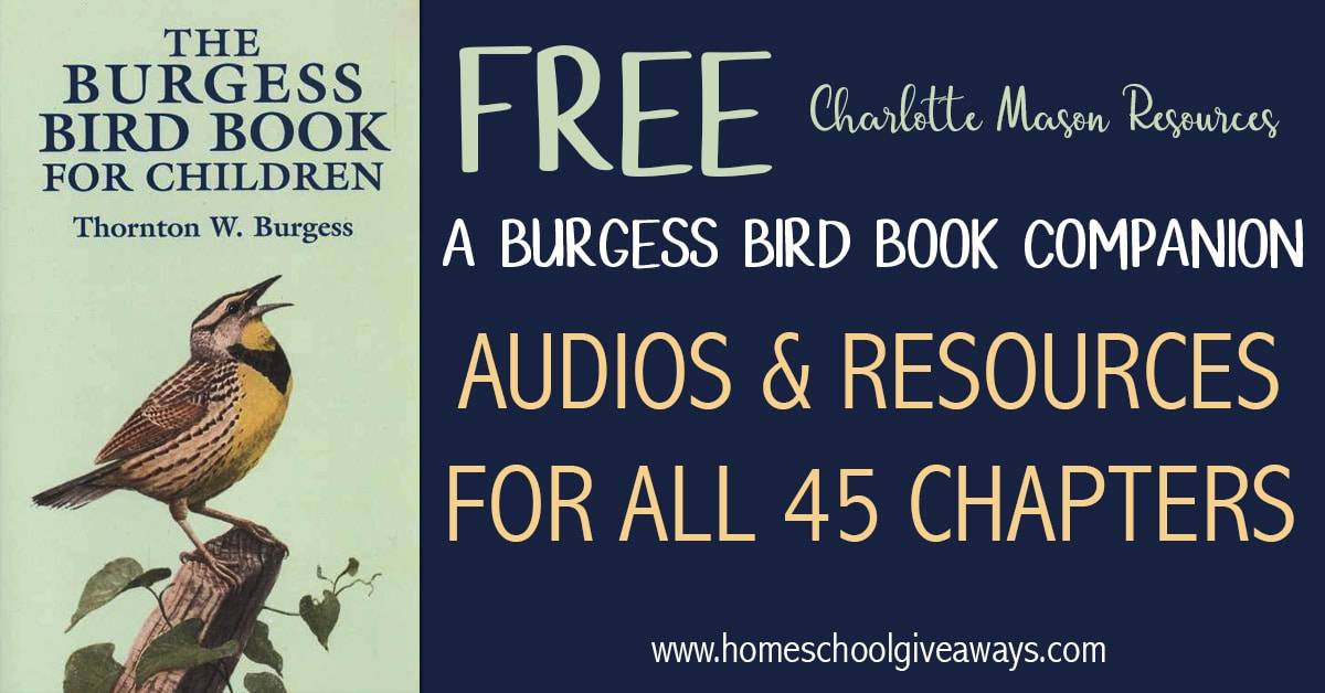 FREE Burgess Bird Book Companion