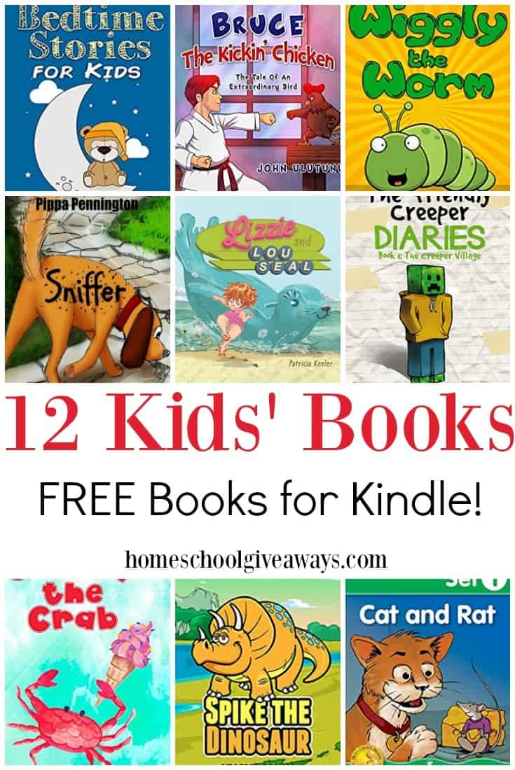 12 TOTALLY FREE Kindle Books For Kids