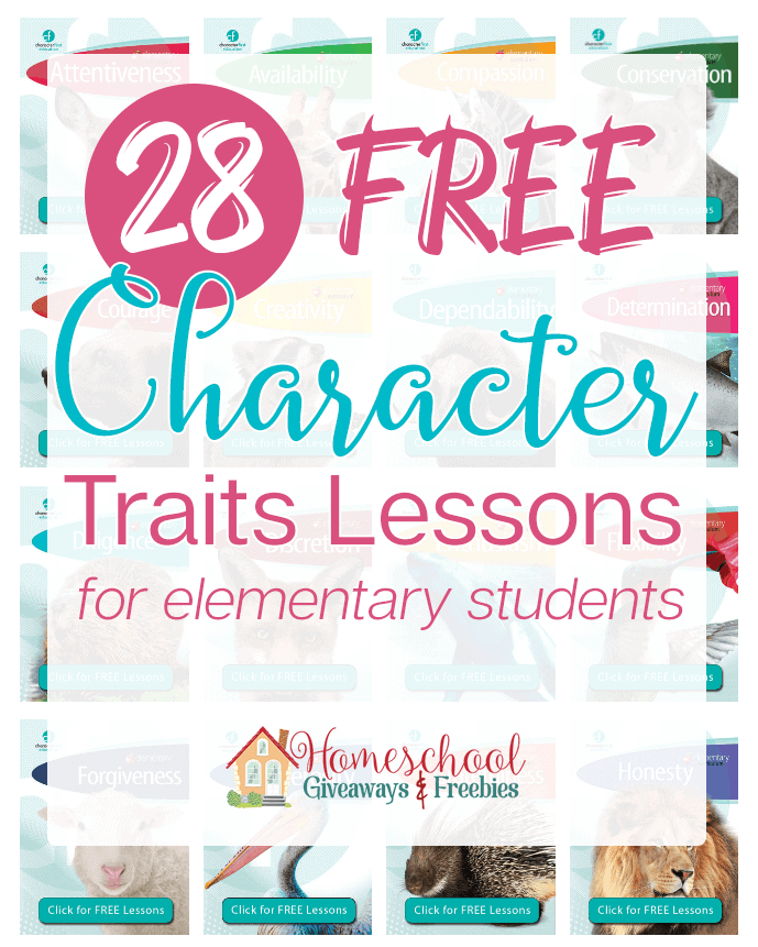 28 FREE Character Traits Lessons