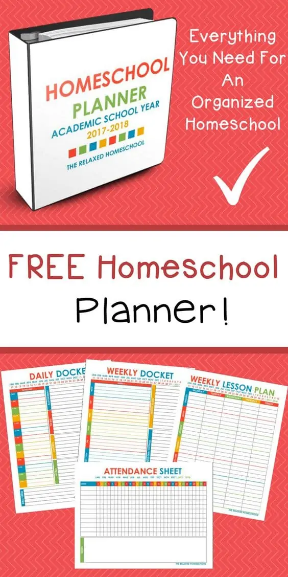 FREE Printable - The Ultimate Homeschool Planner