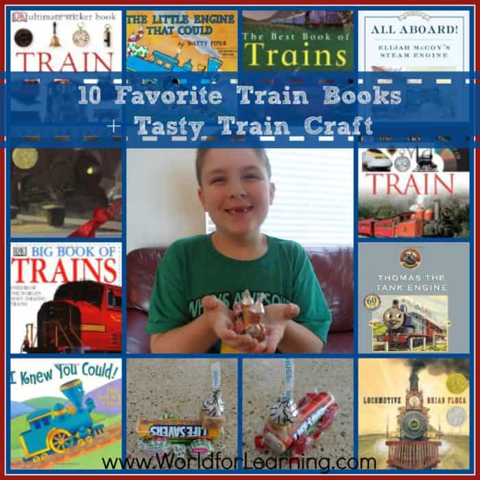 Candy Train Craft + 10 Favorite Train Books