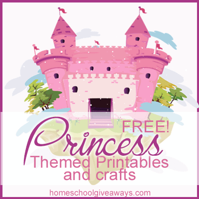 FREE Princess Themed Printables and Crafts