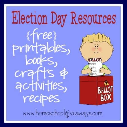 Election Day Resources: {free} printables, activities & books