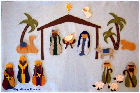 FREE Felt Nativity Pattern