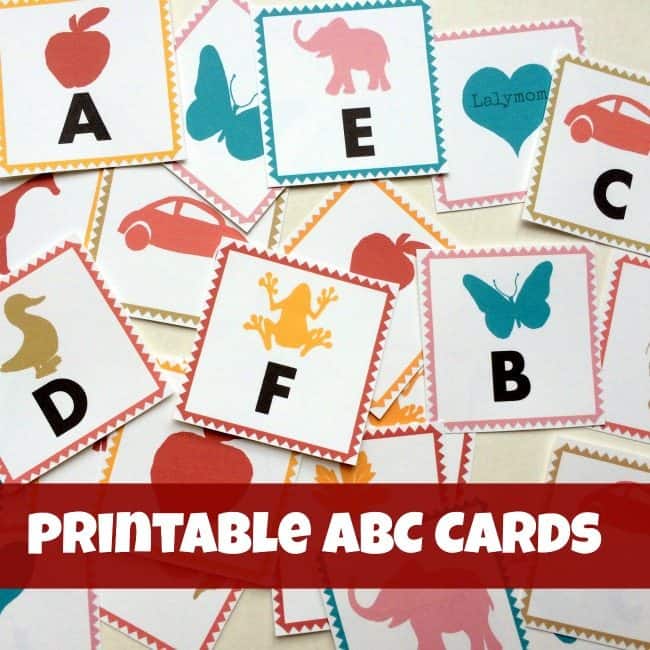 FREE Printable Alphabet Cards