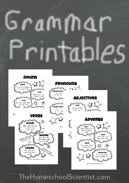 FREE Grammar Printables