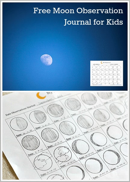 FREE Printable Moon Journal