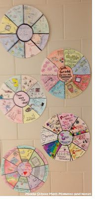 FREE School Memory Wheel Templates