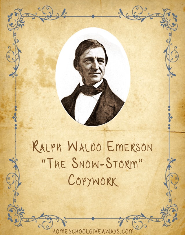 45-Page FREE American Authors Ralph Waldo Emerson Copywork