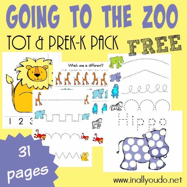 70+ Zoo themed printables, crafts, activities, recipes & MORE!