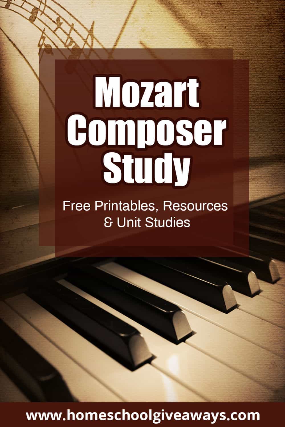 Mozart Composer Study: Free Printables & Resources