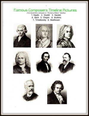 Free Famous Composers Timeline Printables