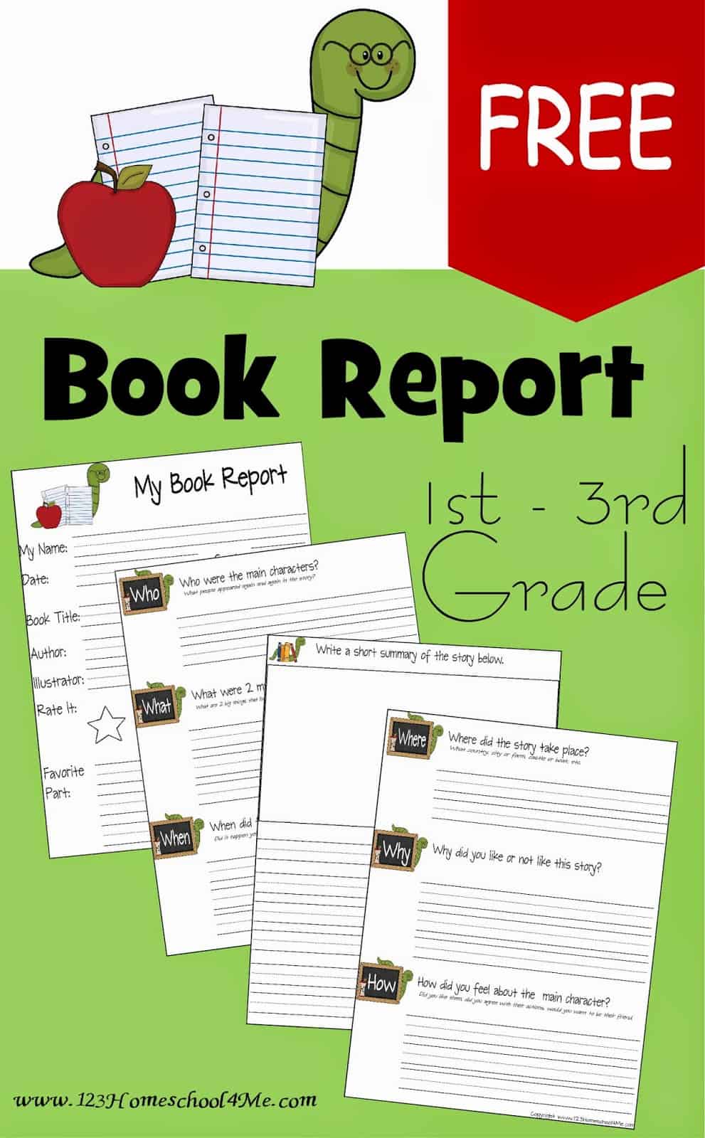 Free Printable Book Report Forms