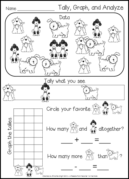 Free Tally, Graph, and Analyze Printable