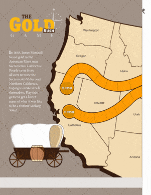 FREE Printable Gold Rush Worksheet