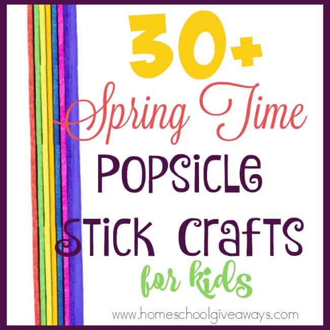30+ Spring time Popsicle Stick Crafts
