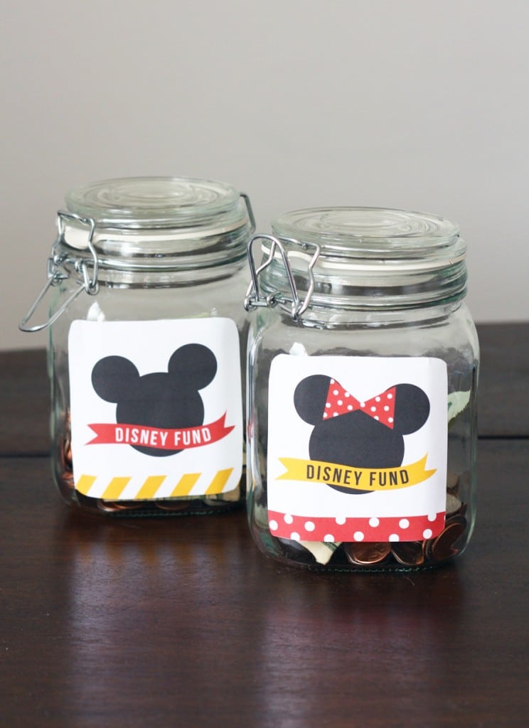 FREE Printable Save For Disney Labels