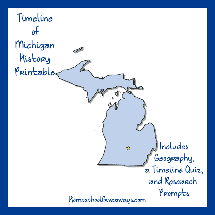 FREE Michigan State Printable