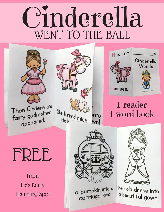 FREE Printable Cinderella Mini-Book