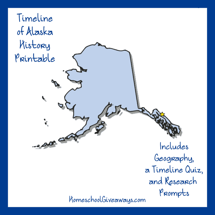 FREE Alaska State History Printable
