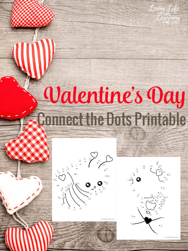 Valentine's day Connect the Dots Printables