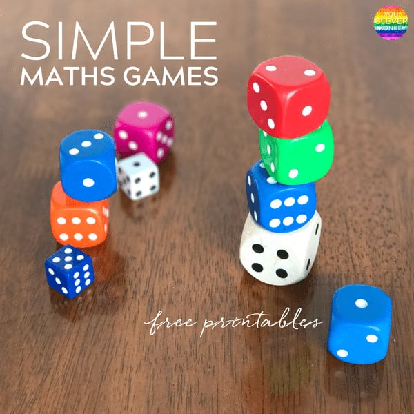 FREE Printable Simple Math Games