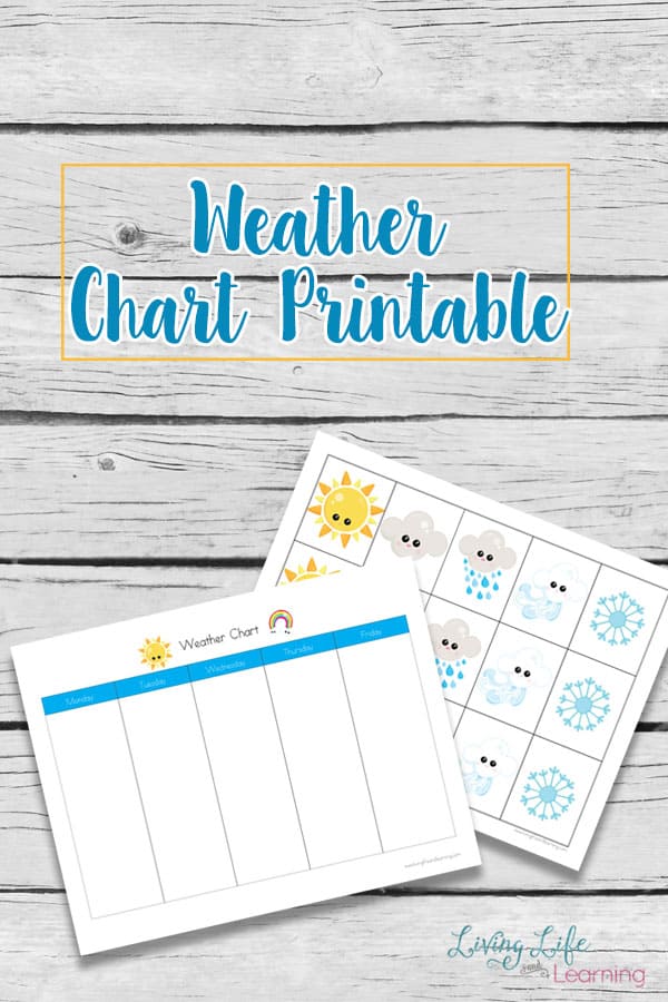 FREE Printable Weather Chart for Kids