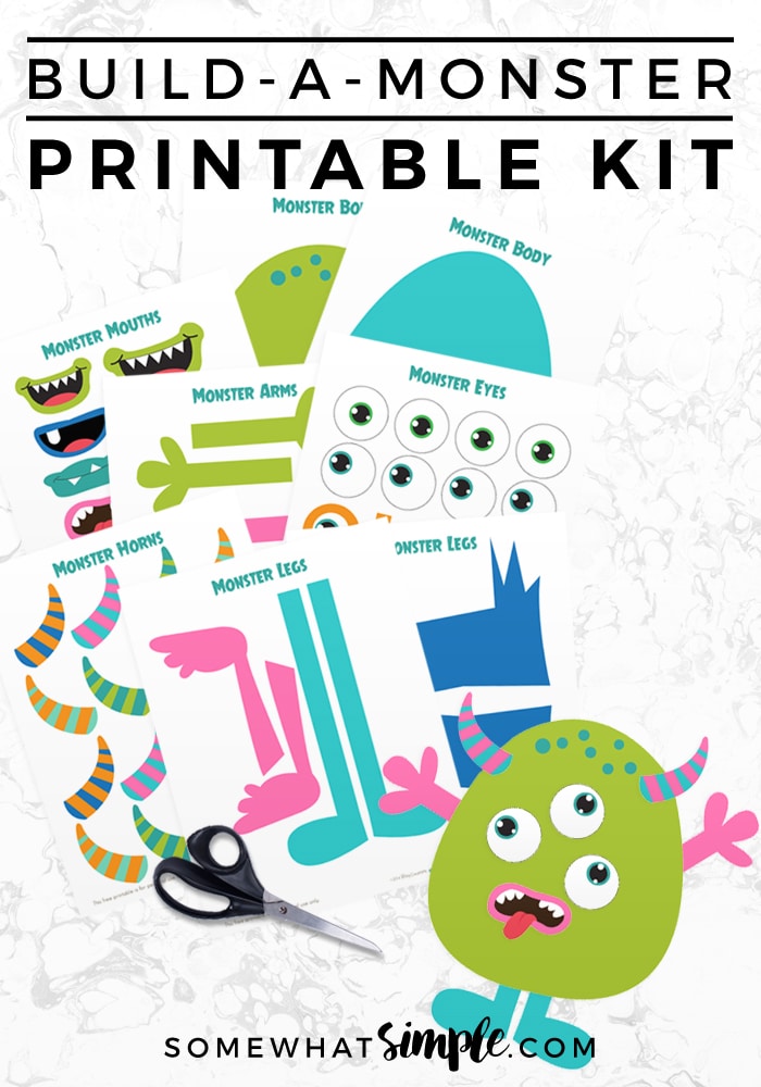 Build a Monster FREE Printable Kit