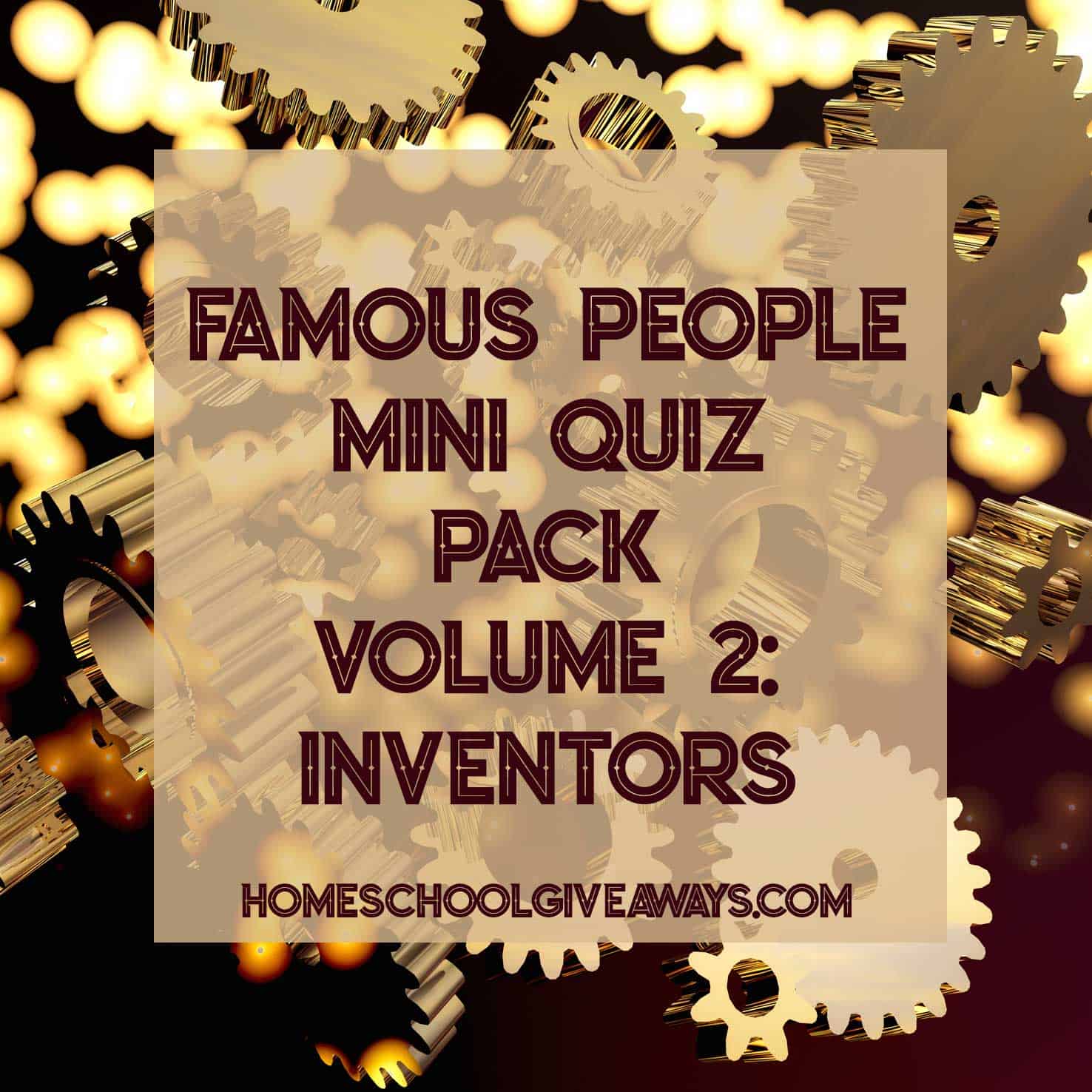 FREE Famous People Mini Quiz Pack Volume 2 – Inventors