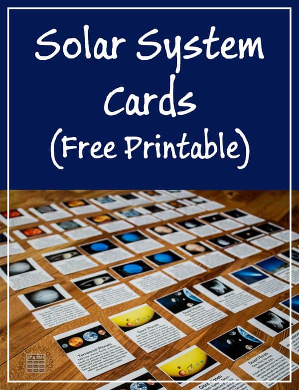 FREE Printable Solar System Cards