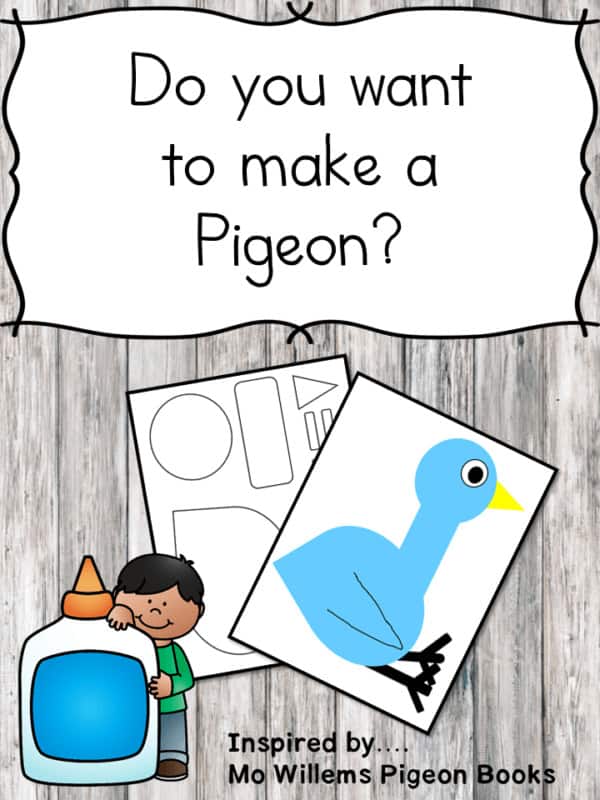 FREE Printable Do You Want to Make a Pigeon? Craft