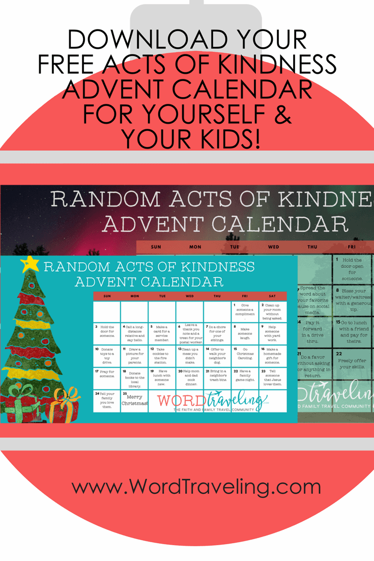 Random Acts of Kindness Advent Calendar