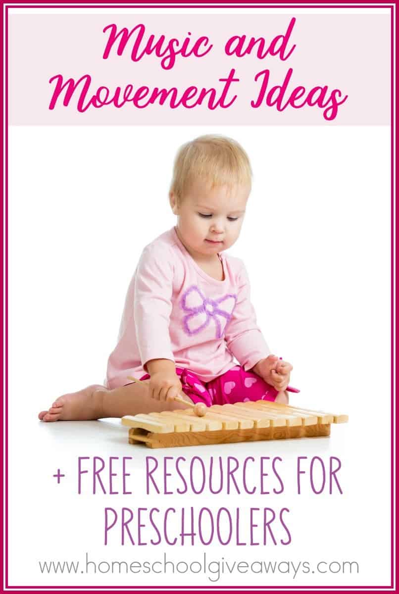 Music and Movement Ideas and FREE Resources for Preschoolers