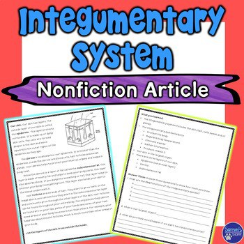 FREE Integumentary System Nonfiction Article