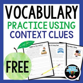 FREE Vocabulary Practice Using Context Clues