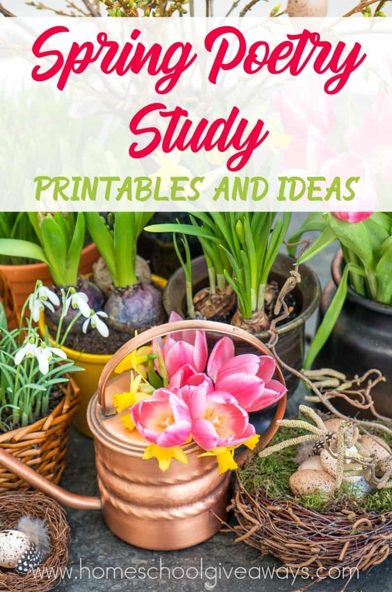 Spring Poetry Study Printables and Ideas
