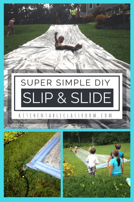 Super Simple DIY Slip and Slide