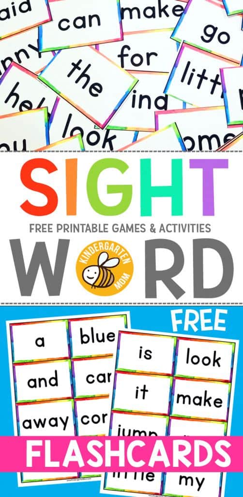 FREE Sight Word Flashcards