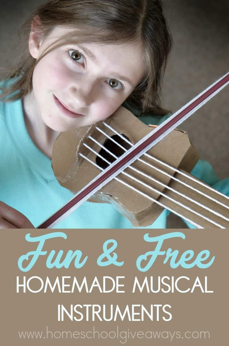 Fun and FREE Homemade Musical Instruments