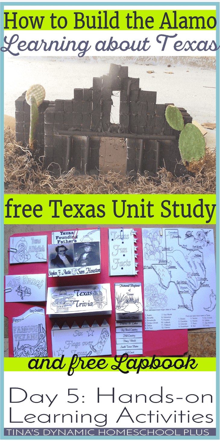 How to Build the Alamo: Day 5 Hands-on Learning (Free Texas Unit Study)