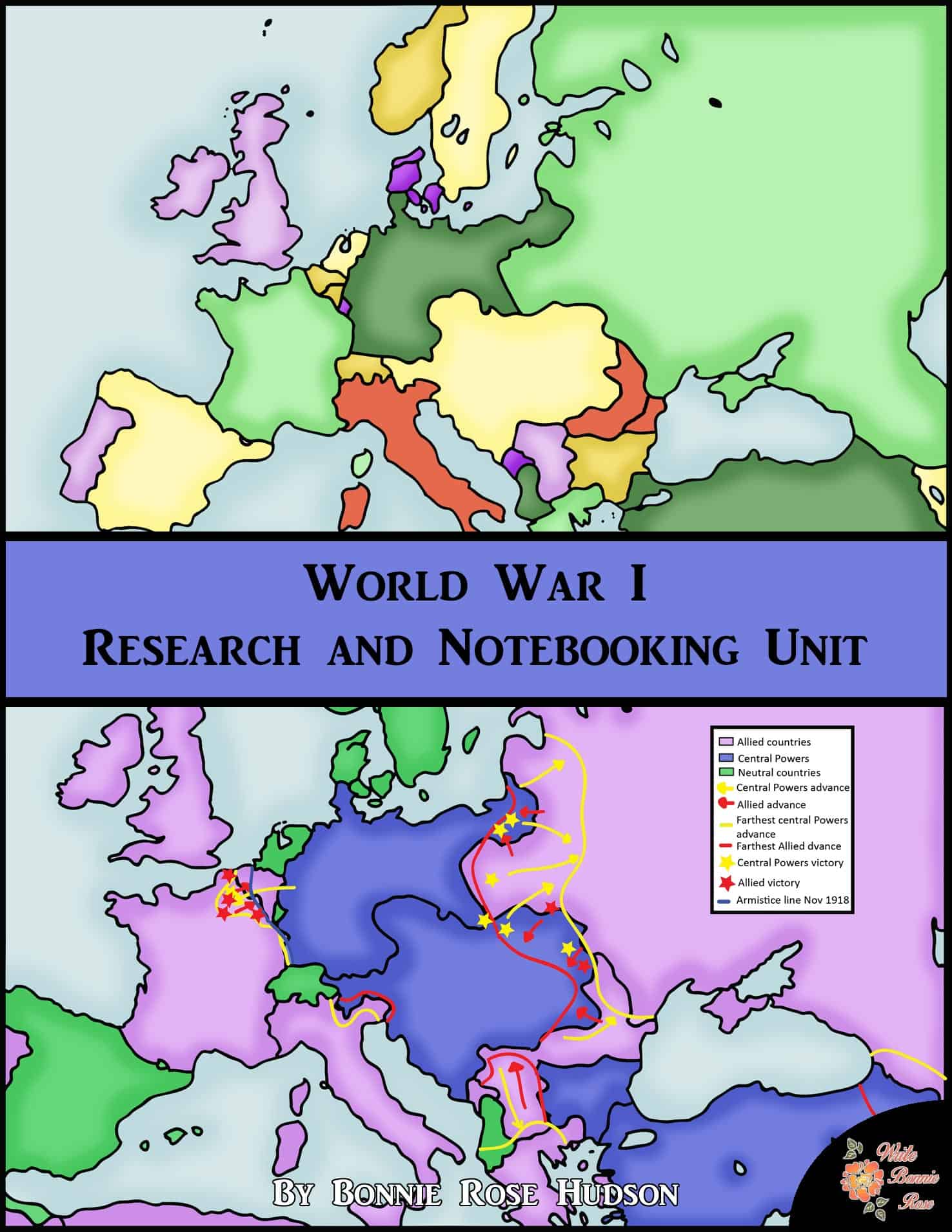 FREE World War I Research and Notebooking Unit