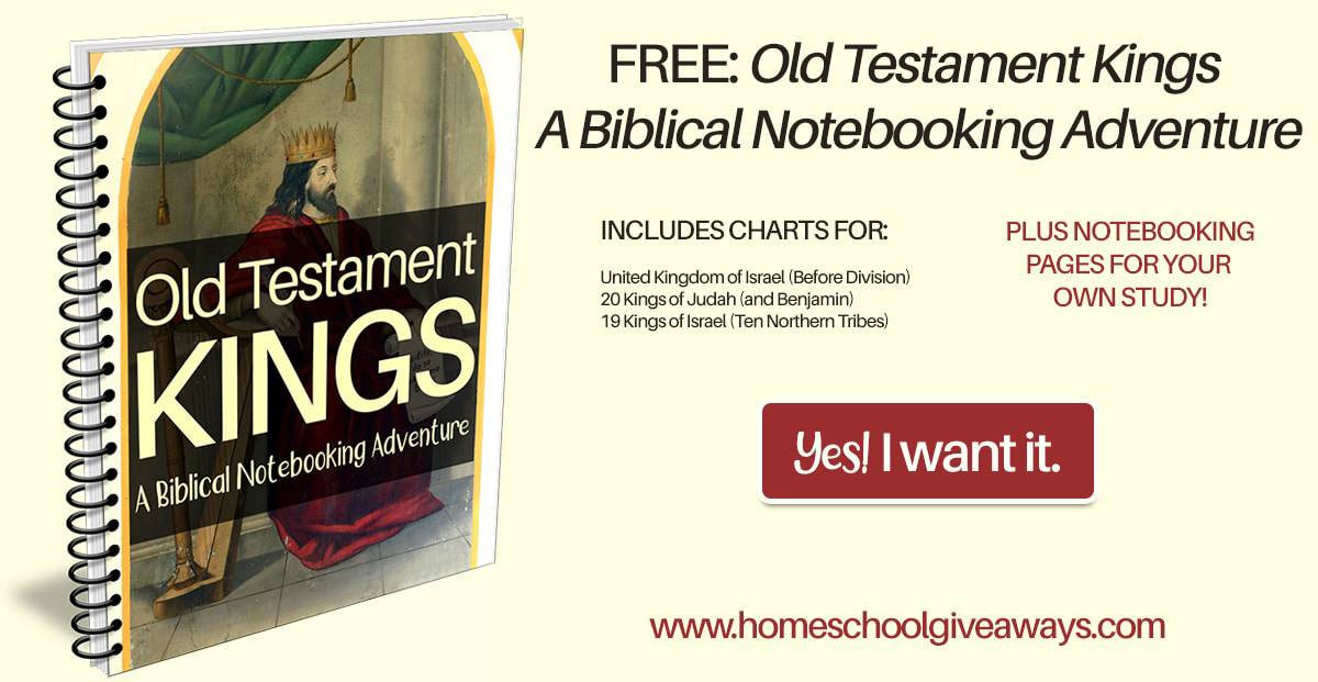 FREE: Old Testament Kings – A Biblical Notebooking Adventure