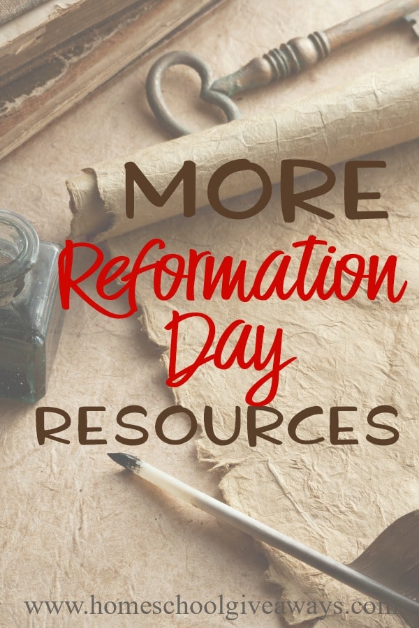 More Reformation Day Resources